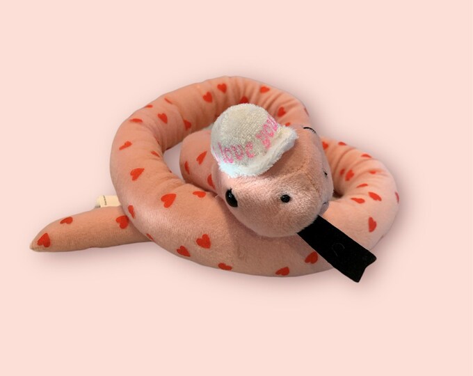 Personalized Valentine Snake - Plush 45inches Long - Etsy