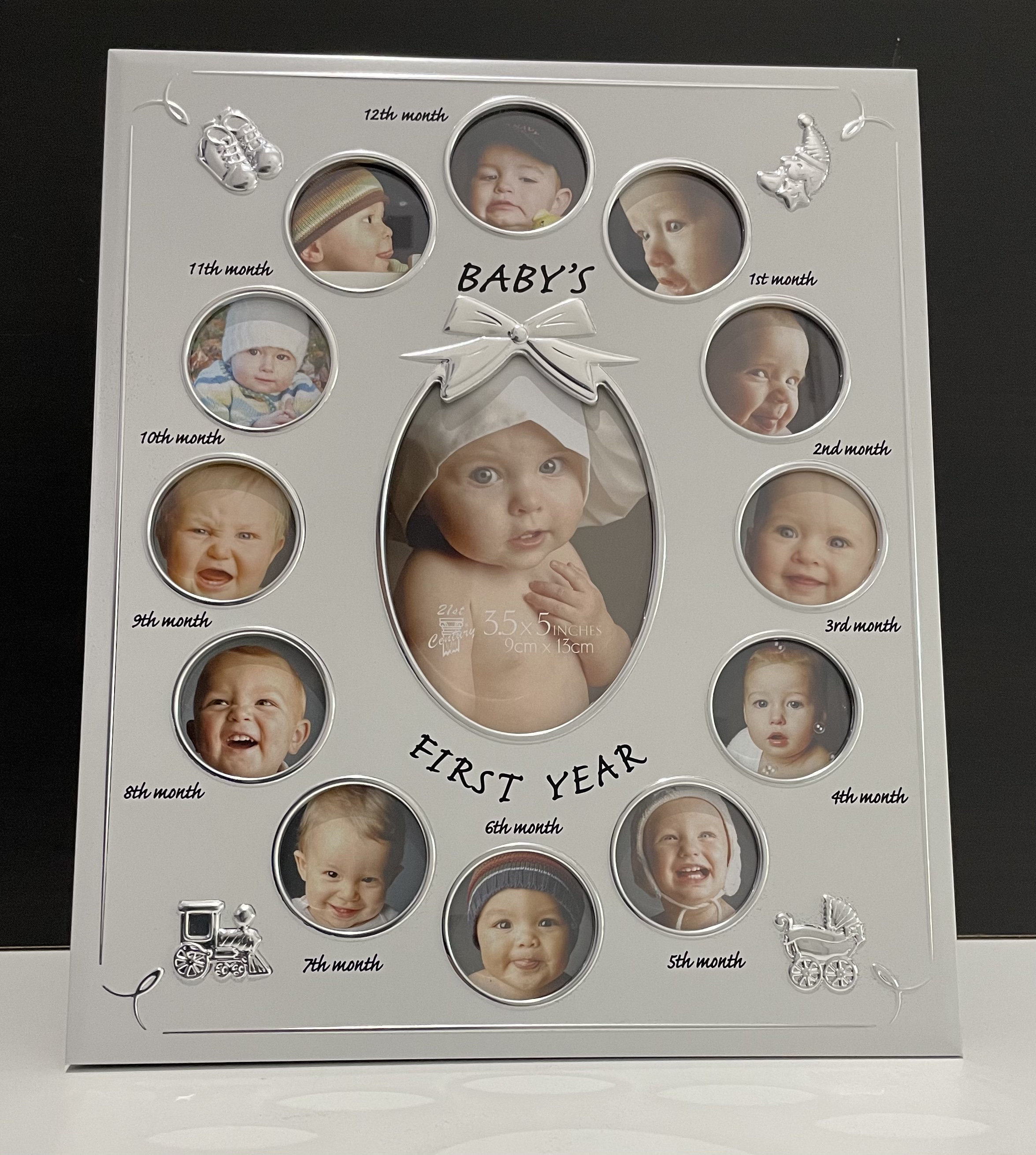 Babys First Year Photo Frame - Etsy UK