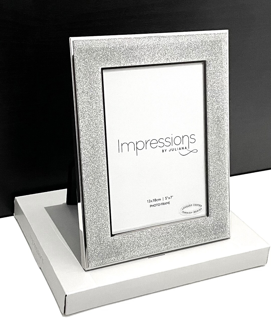 Impressions Silver Colour Glitter Photo Frame - Etsy