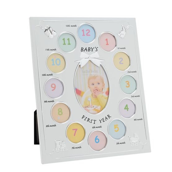 Baby’s First Year Photo Frame - Etsy