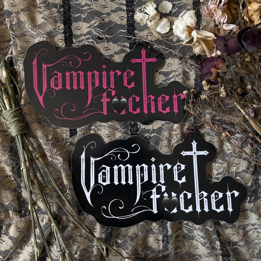 Vampire F*cker Gothic Bumper Sticker - Etsy
