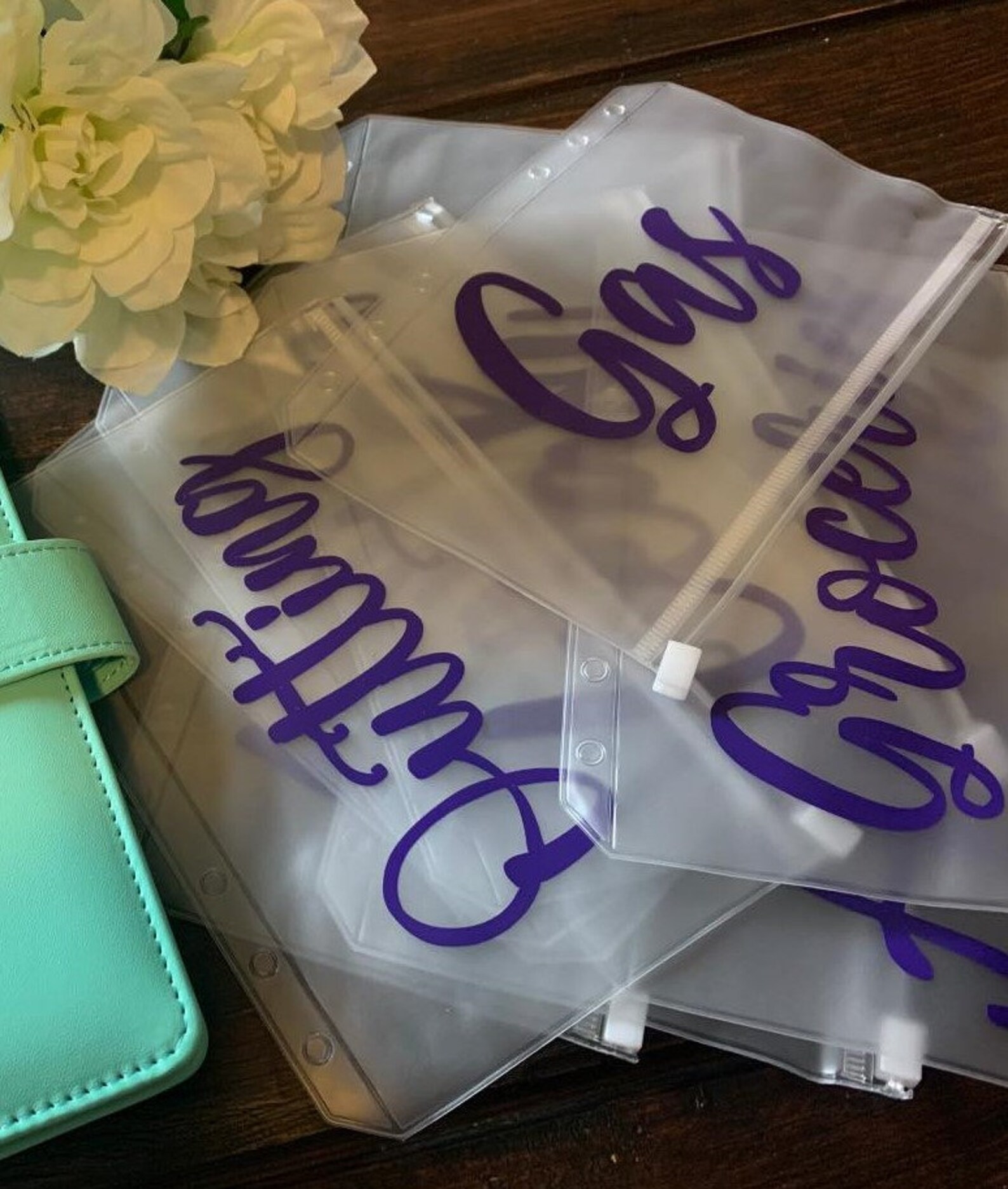 Zipper Cash Envelopes With Vinyl Plastic Cash Envelopes - Etsy