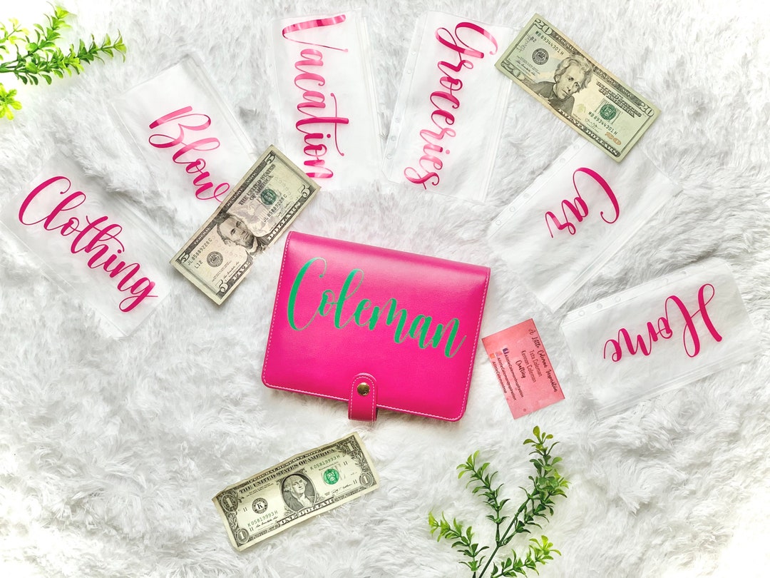 Cash Envelope System Binder for A6 Binders, Budget Binder, Personalized ...