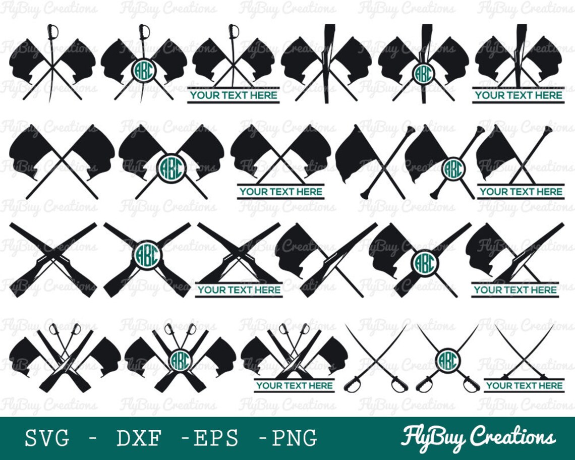 Color Guard Marching Band SVG Bundle Color Guard Monogram - Etsy