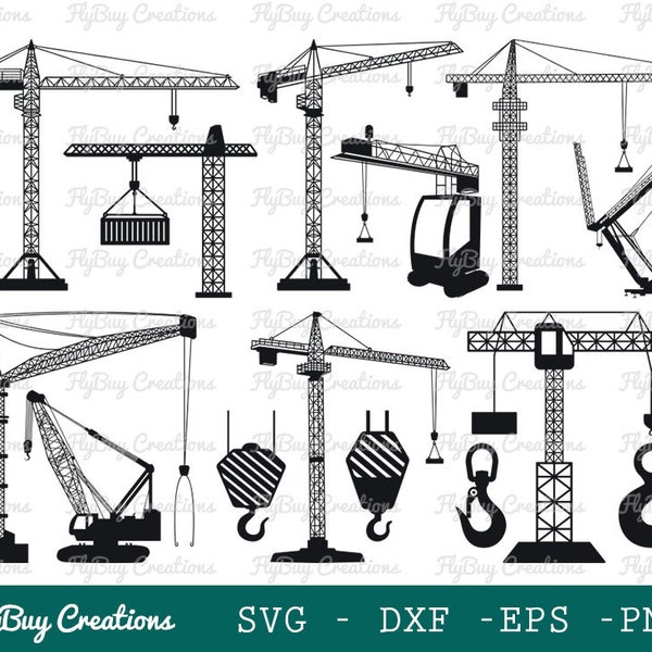 Crane Truck Svg - Etsy