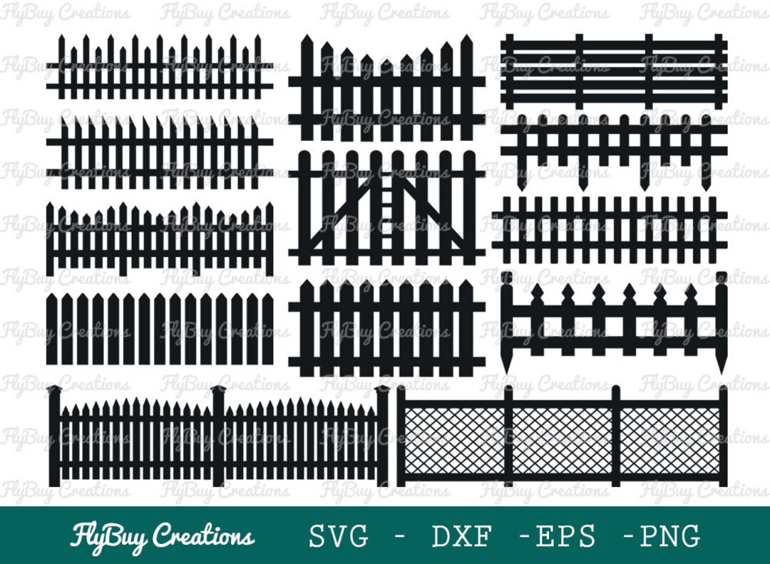 Wooden Fence SVG Bundle-railing Svg-home Fencing Svg-wooden Gate Svg ...
