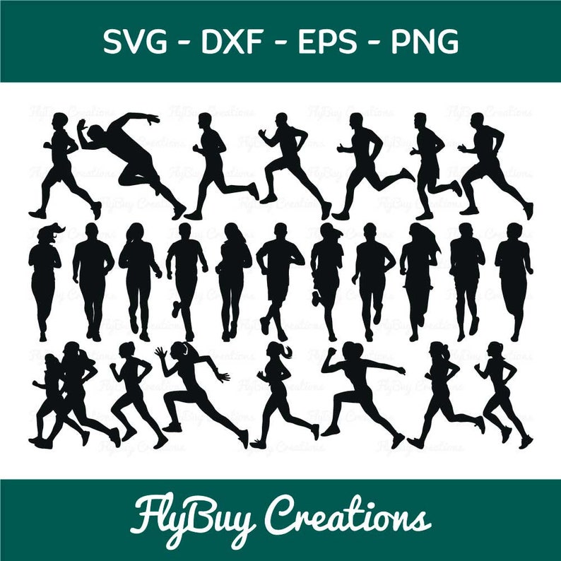 Running SVG Bundle, Runner Svg, Run Svg, Running Man, Running Women ...