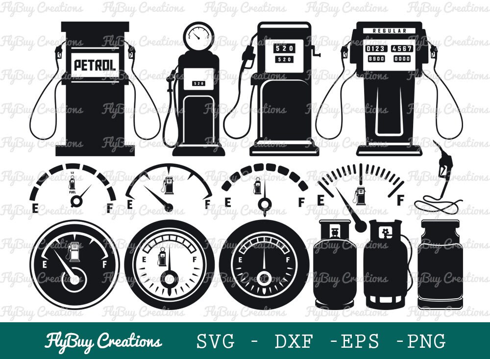 Indicator Gas Tank SVG Bundle-indicator Svg-fuel Gauge - Etsy UK