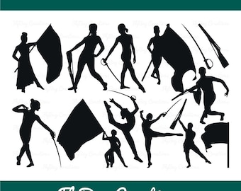 Color Guard Mom SVG Bundle, Marching Band Svg, Color Guard Family Svg ...