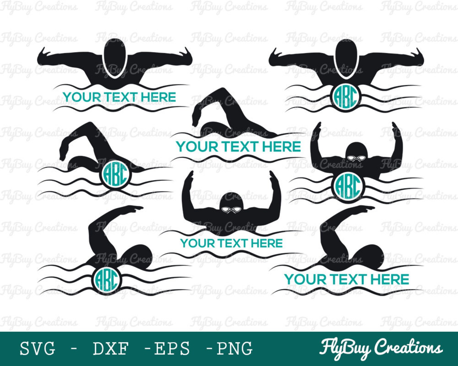 Swimmer Monogram Svg Swimming Svg Swimmer Goggles Svg Goggles Svg ...