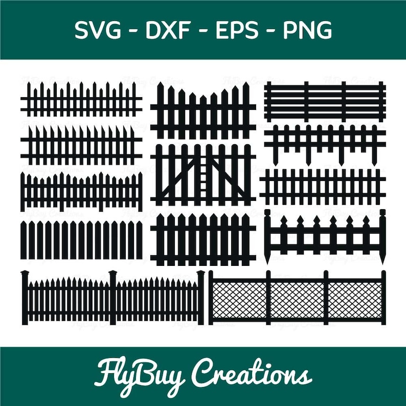 Wooden Fence SVG Bundle-railing Svg-home Fencing Svg-wooden Gate Svg ...
