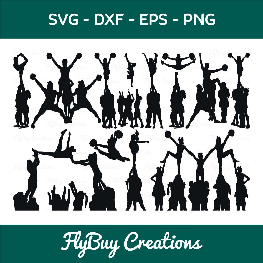 Cheer Stunt Kleurplaten Cheerleader Stunting: Over 457 Royalty Free