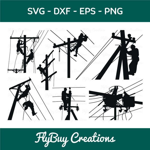 Lineman Svg Files - Etsy