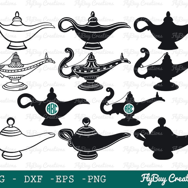 Genie Lamp - Etsy