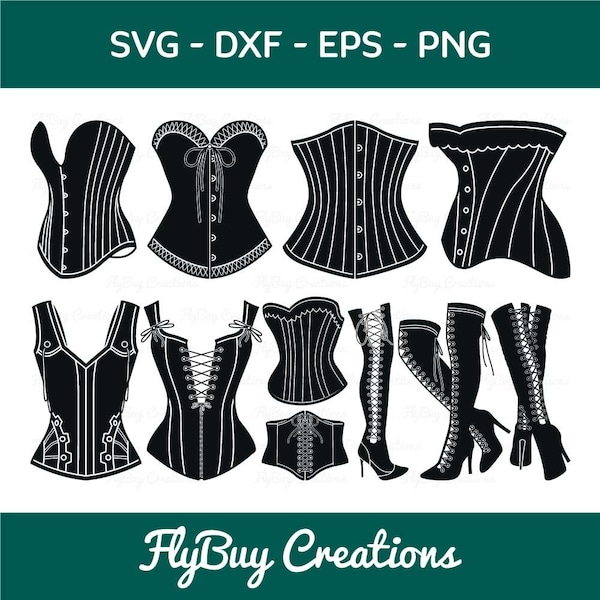 Corset Svg - Etsy