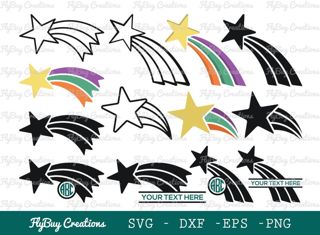 Mabel's Star SVG Silhouette Cut File Bundle - Etsy
