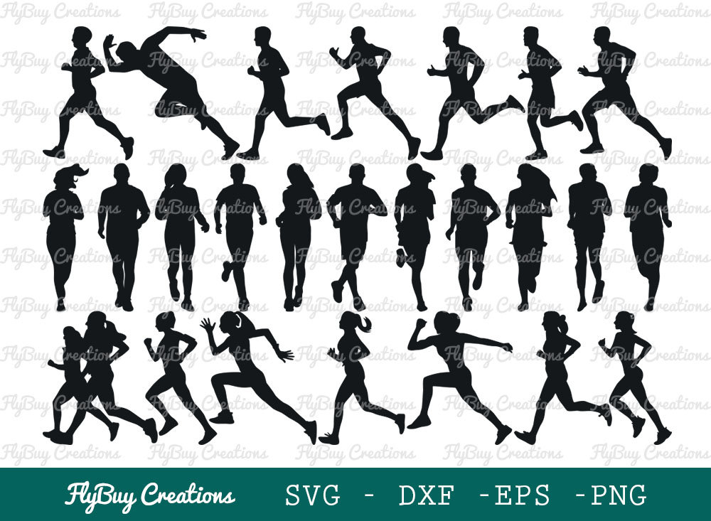 Running SVG Bundle Runner Svg Run Svg Running Man Running - Etsy