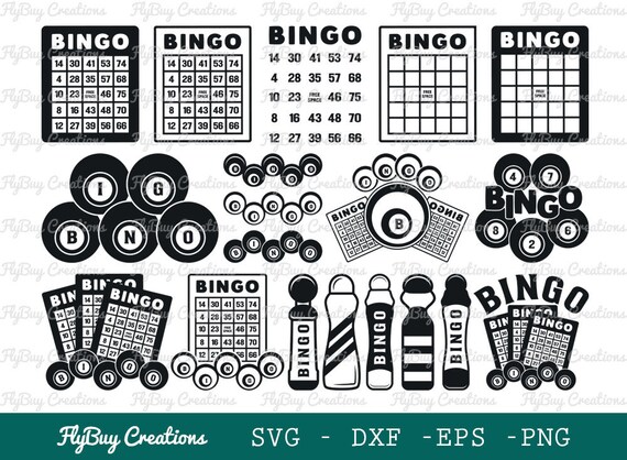 Bingo SVG Bundle Bingo Card Svg Bingo Balls Svg Bingo | Etsy