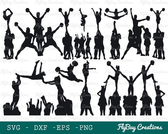 Cheer Pyramid Clipart