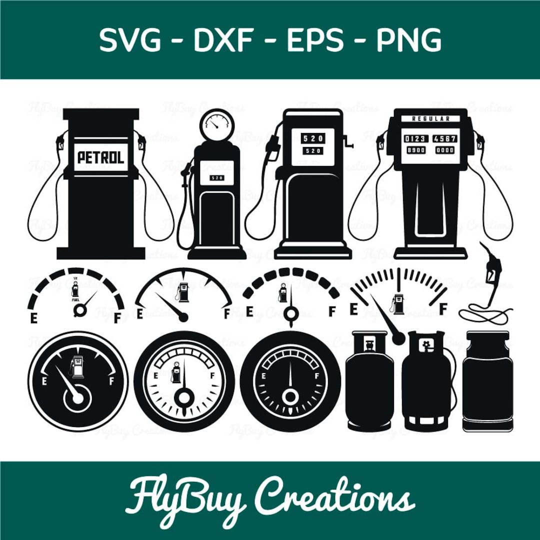 Indicator Gas Tank SVG Bundle-indicator Svg-fuel Gauge Svg-fuel Meter ...