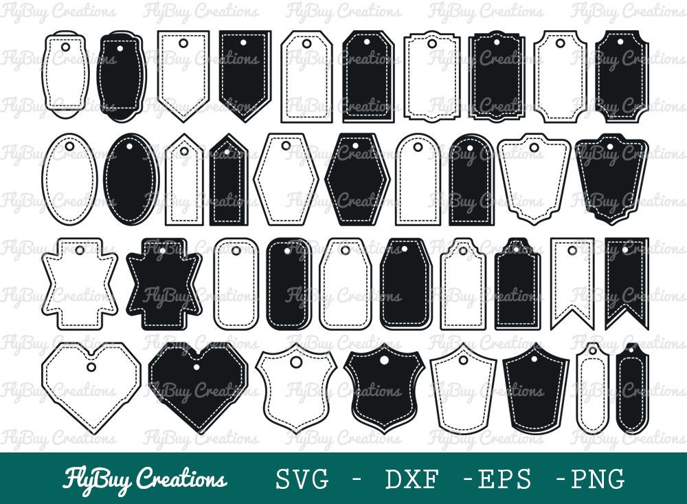 Gift Tags SVG Bundle-name Tags Svg Label Svg-price Tag Svg - Etsy Australia