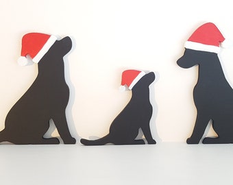 Black Labrador Dog Door Topper Silhouette Picture Frame Shelf - Etsy