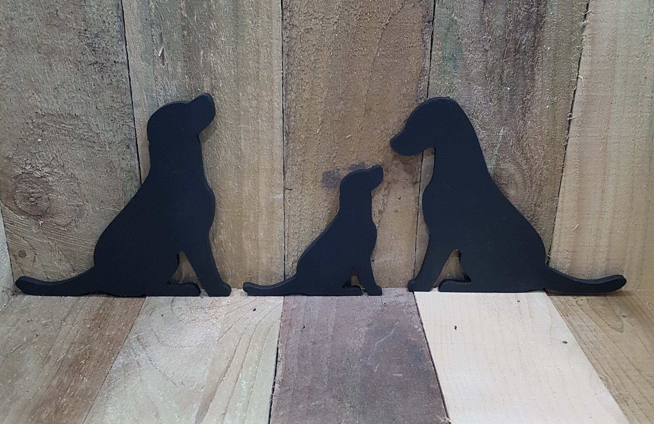 Black Labrador Dog Door Topper Silhouette Picture Frame Shelf Great ...