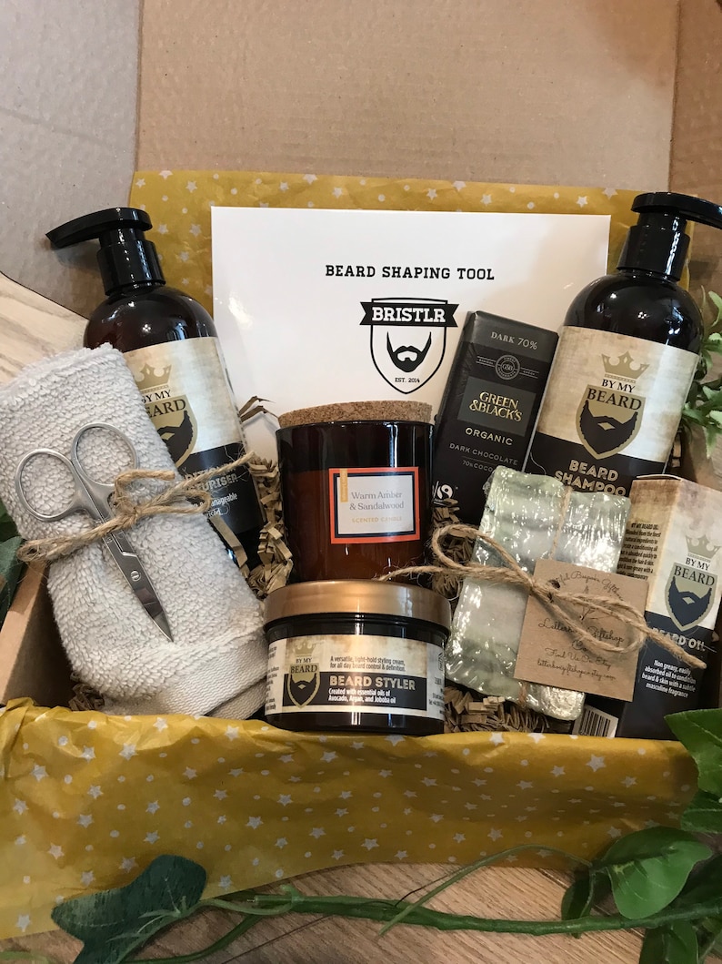 Luxury Beard Care Gift Set: Shampoo, Oil, Balm & More - Etsy UK