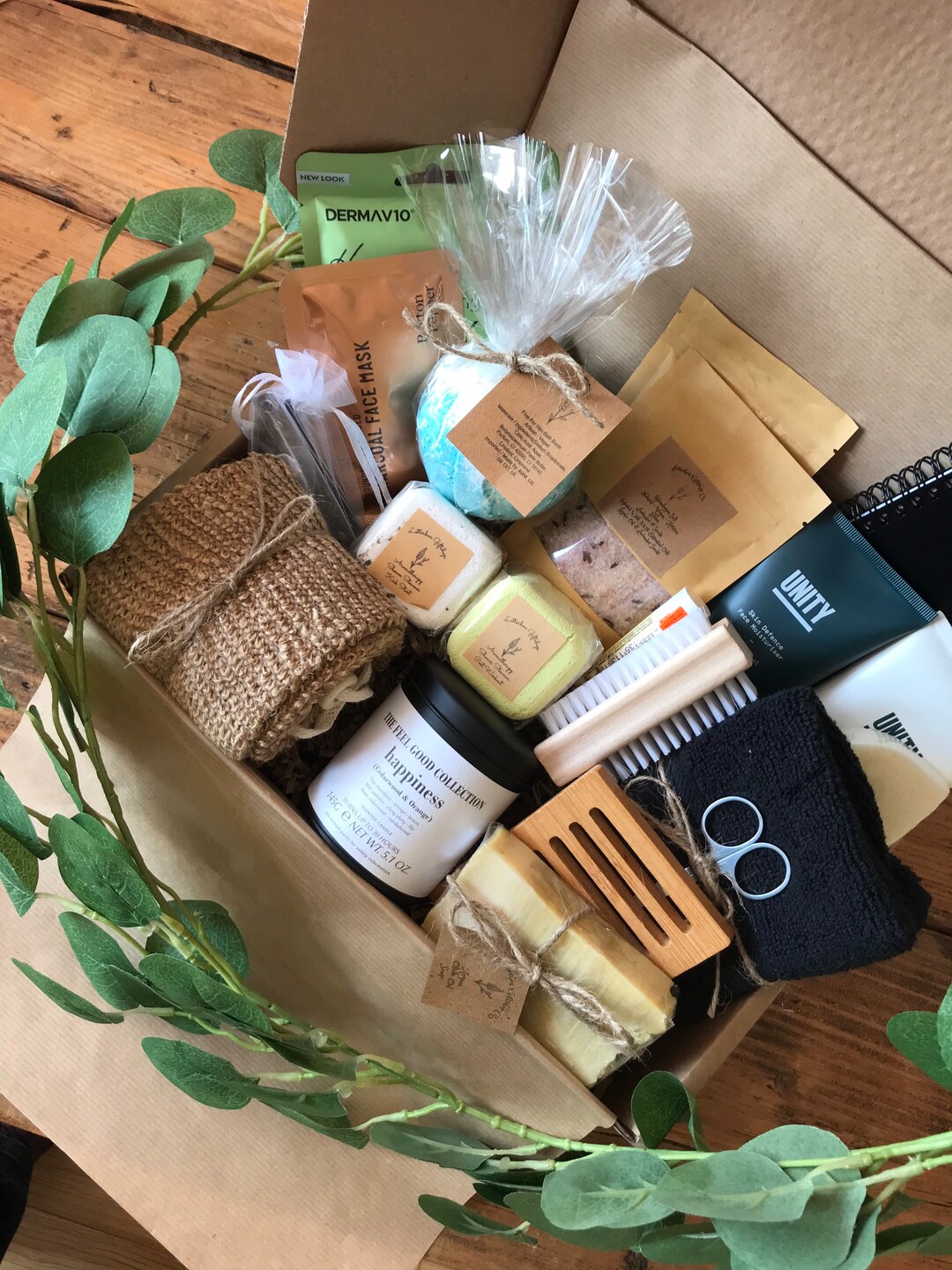Luxury Pamper Box for Him the Vegan One -self Care Box, Pamper Box ...