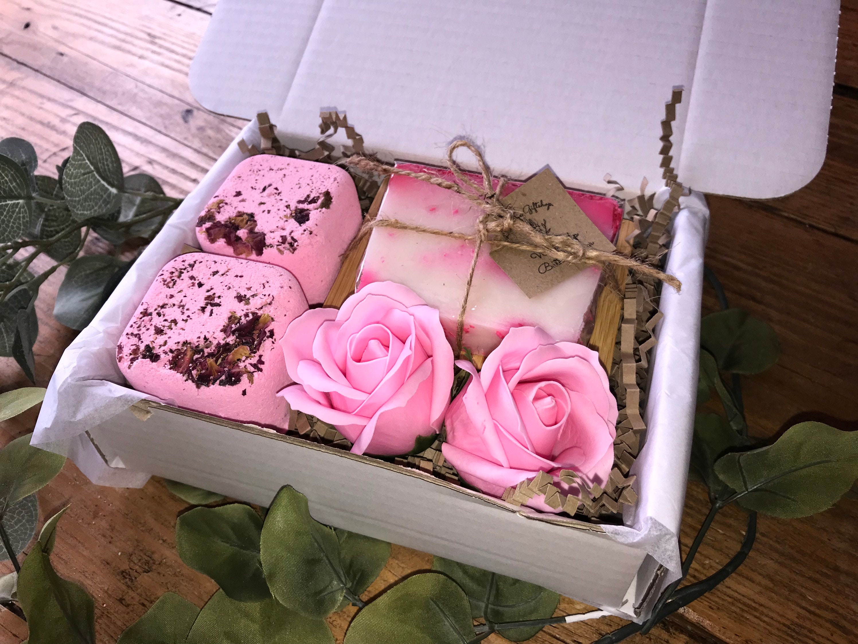Pink Luxury Shower Pamper Box Artisan Shower Steamers Gift Box - Etsy UK