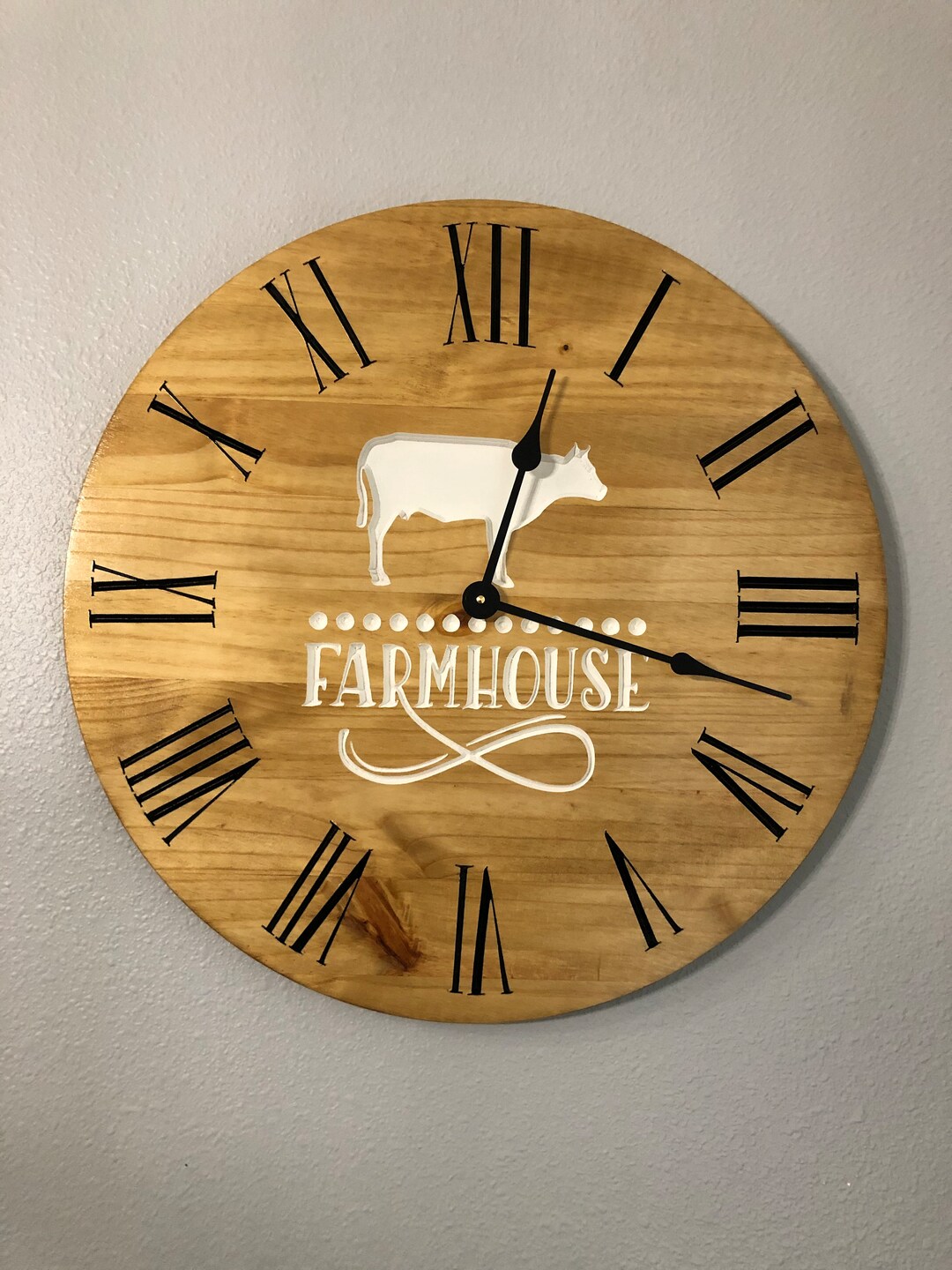 Farmhouse Clock - Etsy