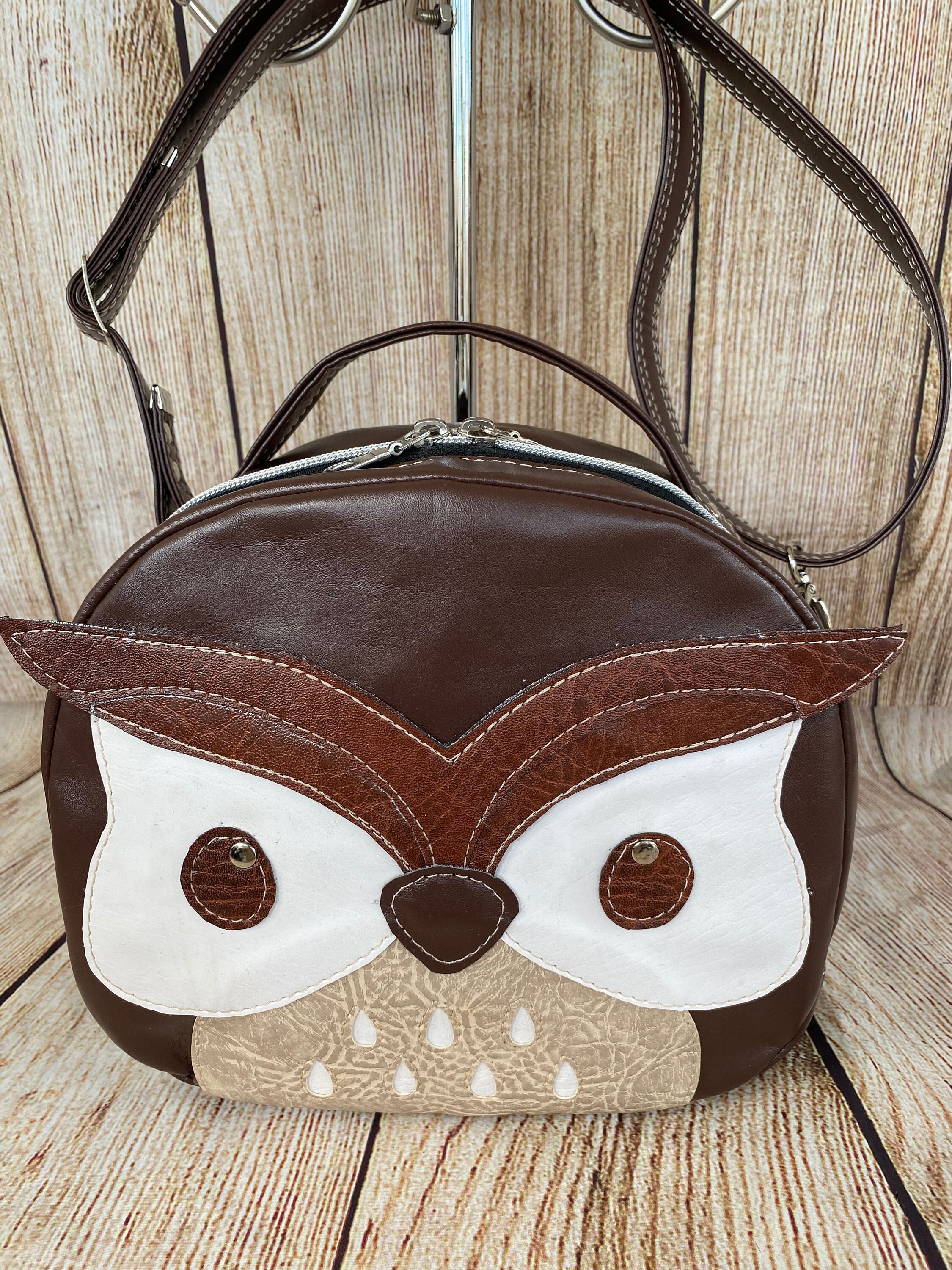 Handmade Owl Cross Body Bag - Etsy UK