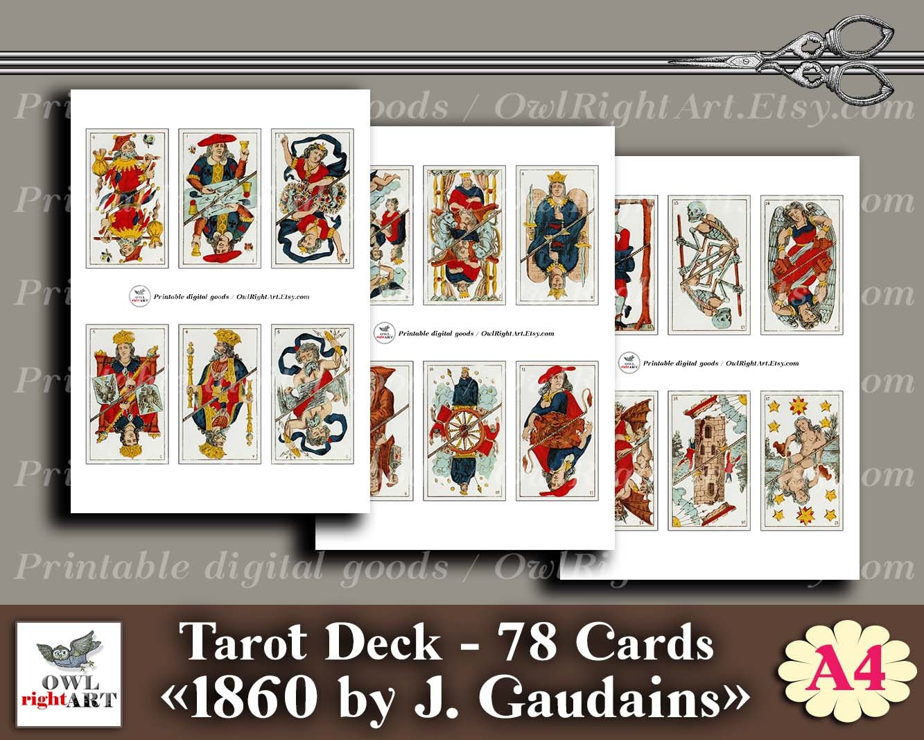 French Tarot Deck Cards at Monte Stock blog