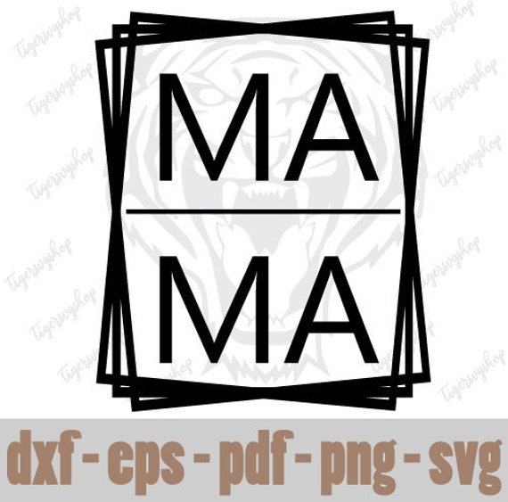 Mama Svg Mom Svg Mom Life Svg Mama Square Svg Mama Shirt | Etsy