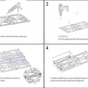 PENTA Wall Panelling System, 3D Wall Panels, Wall Decor Copolimer ...