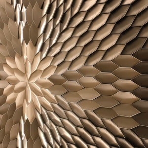 MABEL 3D Wall Panels – Polygonal Design Wall Tiles – Easy to Install 3D ...