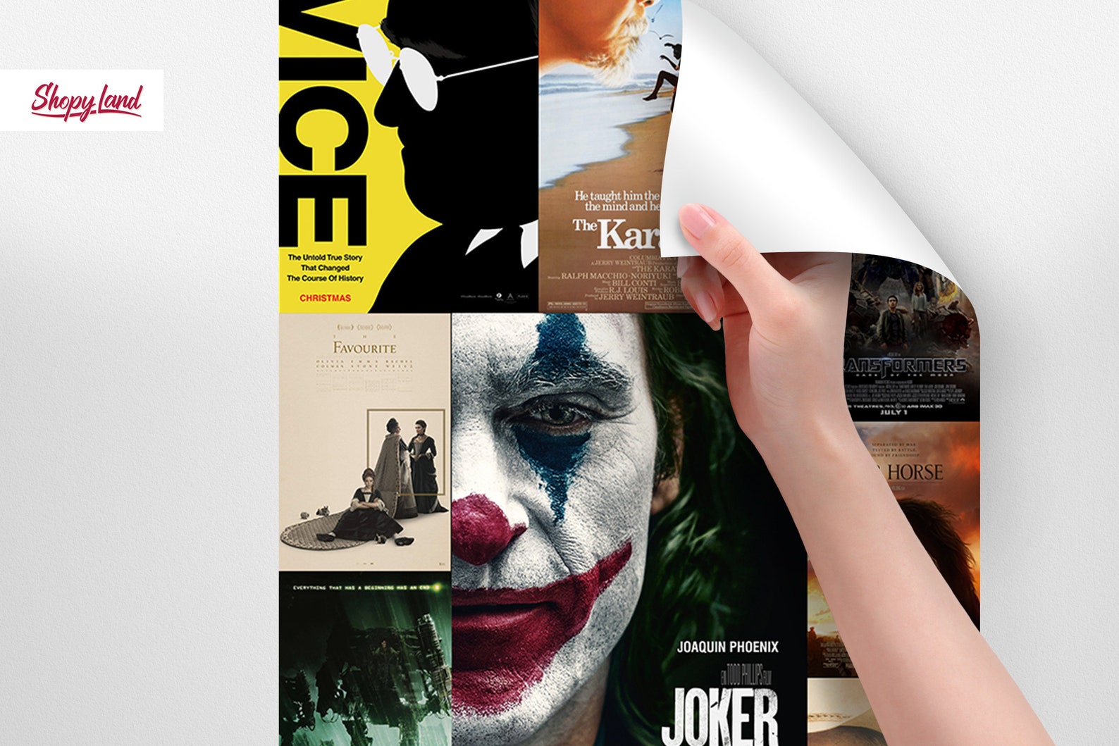 Movie Posters Removable Wallpaper - Traditional Wall Mural - Peel and ...