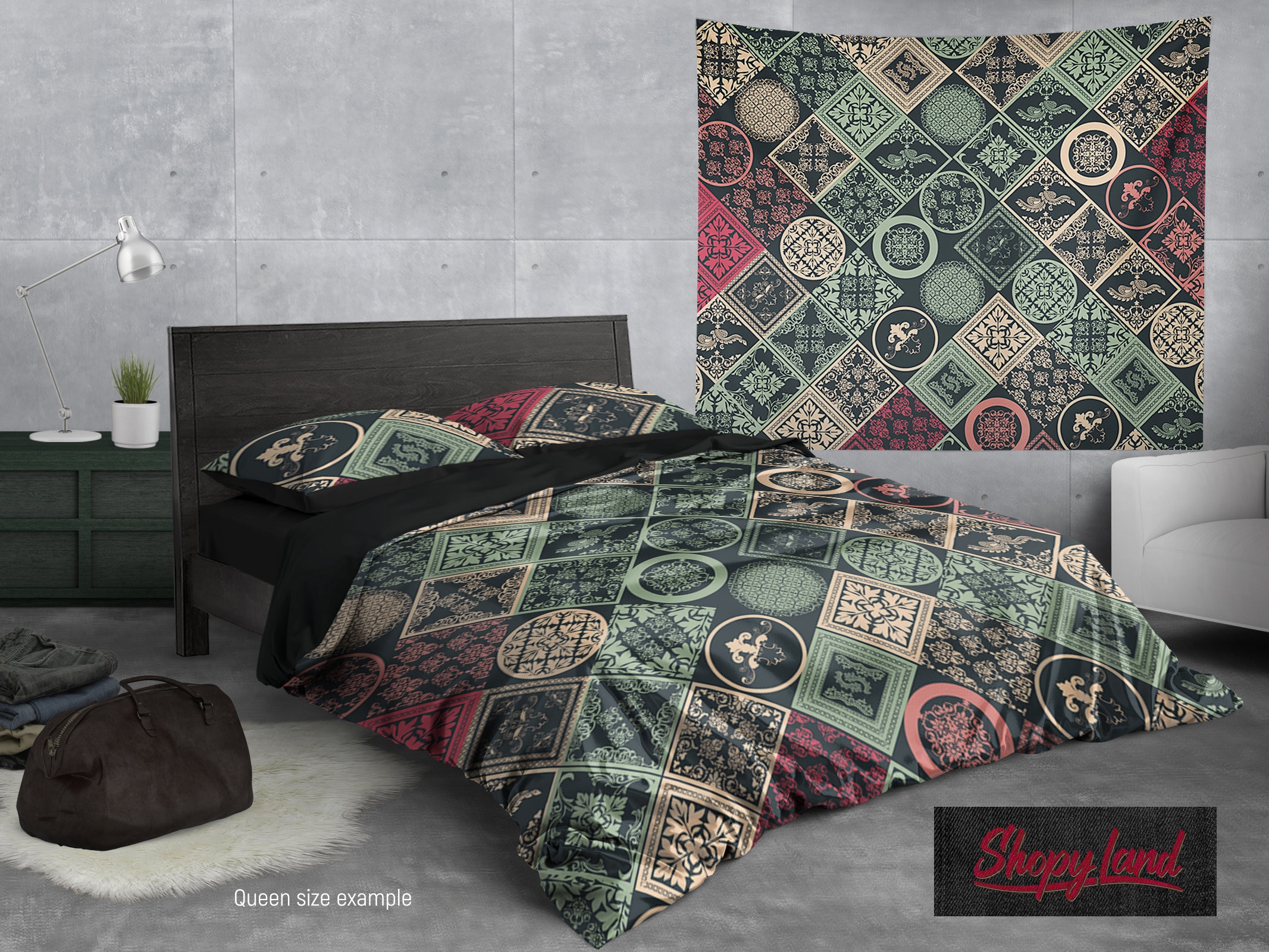 Vintage Comforter Set Haute Couture Bedding Set Italian | Etsy