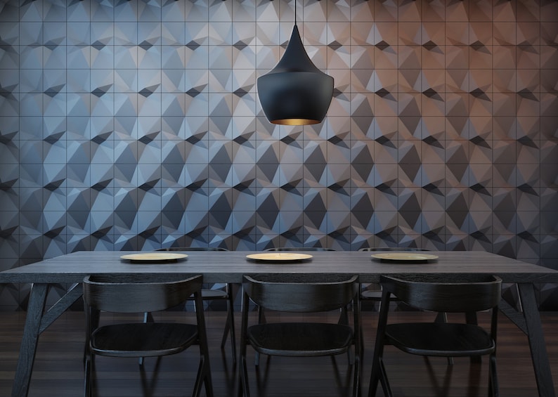 PENTA 3D Wall Panels – Geometric Wall Paneling System – DIY Copolymer ...