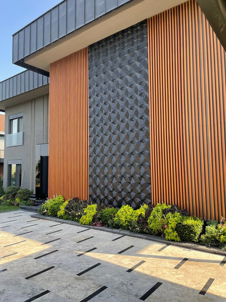3D Wall Decor Penta Design, Wall Copolimer Paneling System, Penta Model ...