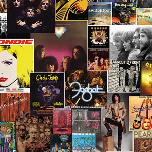 Rock Legends Posters Removable or Traditional Wall Mural, Hard Rock ...