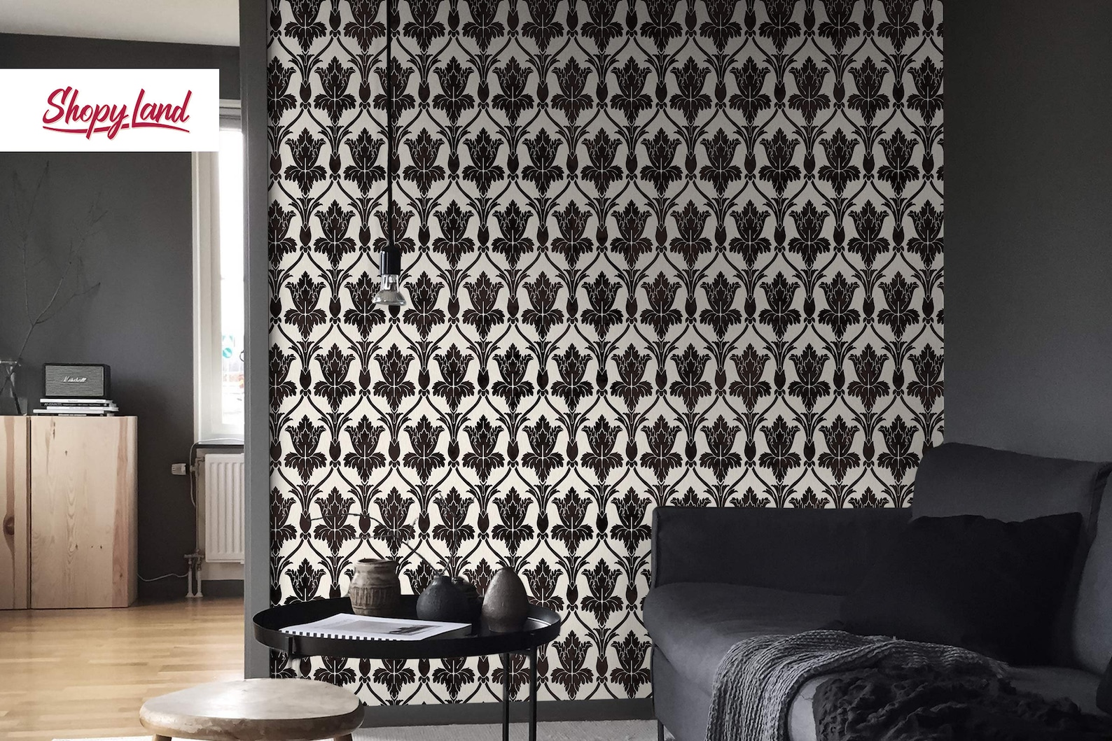 London Removable Wallpaper Classic Pattern Vintage Peel and - Etsy