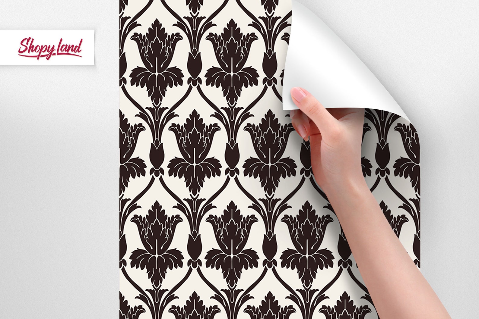 London Removable Wallpaper Classic Pattern Vintage Peel and - Etsy