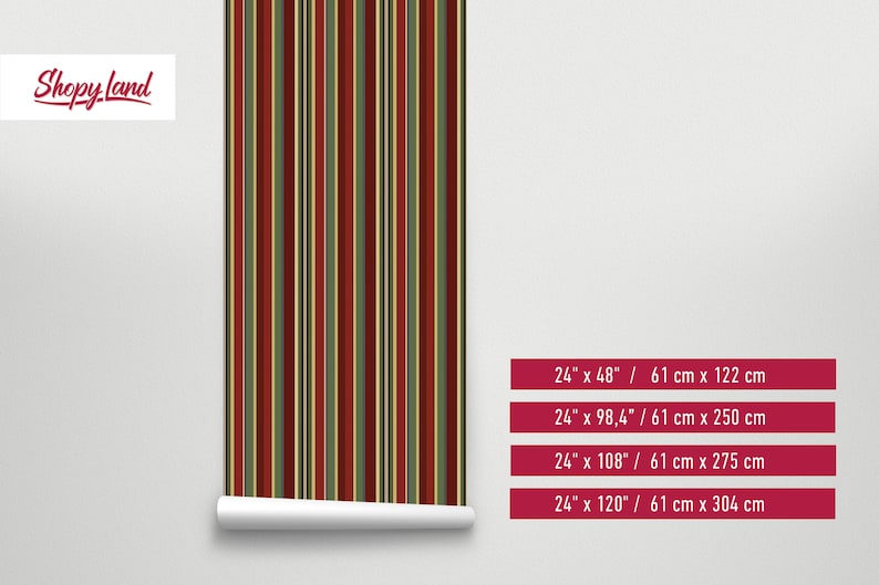 Stretching Stripes Wallpaper Victorian Design Peel and Stick - Etsy