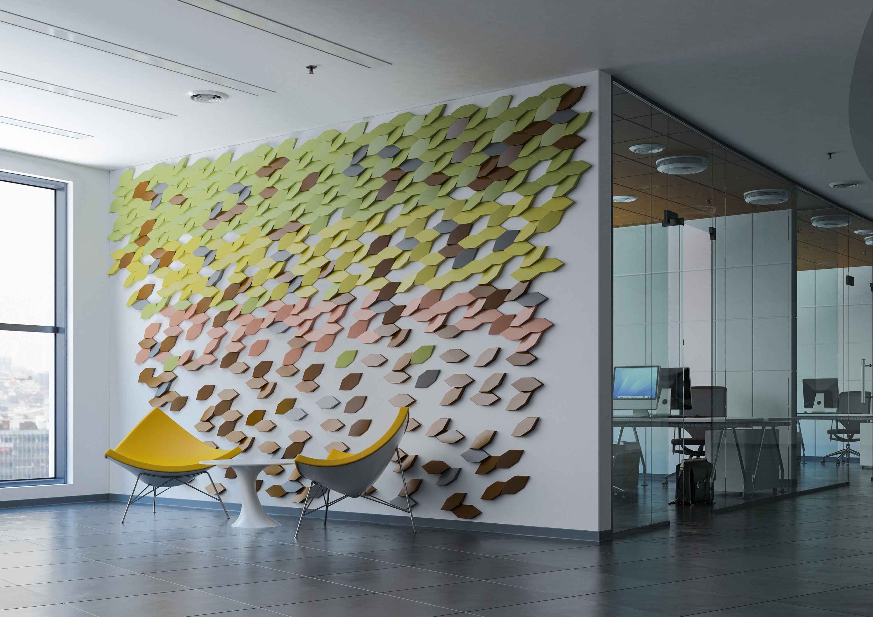 MABEL 3D Wall Panels – Polygonal Design Wall Tiles – Easy to Install 3D ...