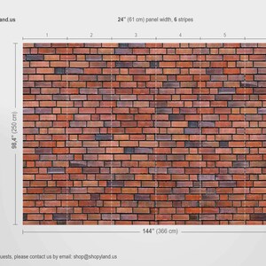 Red Clinker Wallpaper, Bricks Effect Wall Decor, Industrial Design ...
