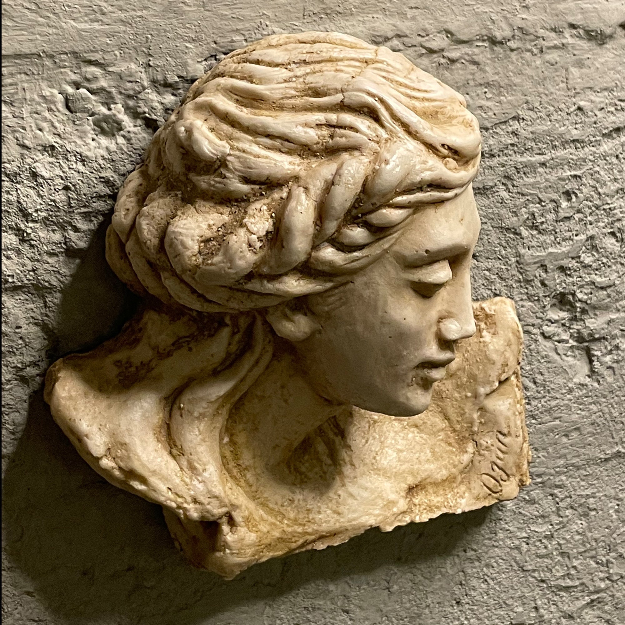 Euphrosyne, Wall Sculpture, Wall Art, Greek Goddess, Mythology, Ozan ...