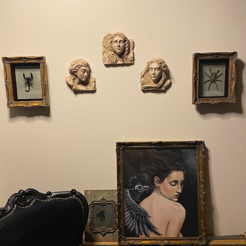 Euphrosyne Wall Sculpture Wall Art Greek Goddess - Etsy
