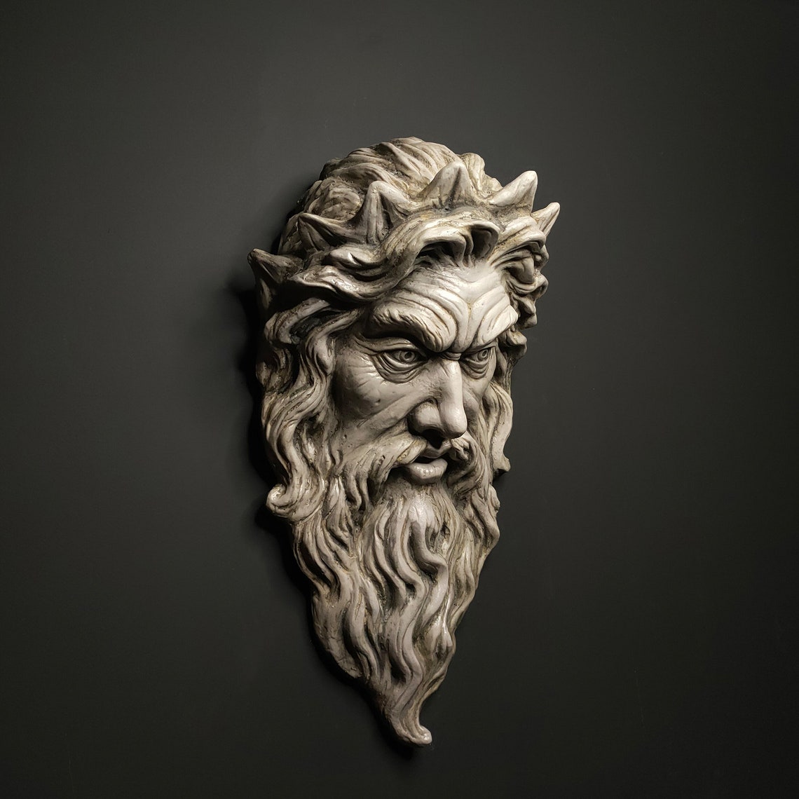 Zeus Sculpturezeus Greek Sculpture Zeuswall Art Decor | Etsy