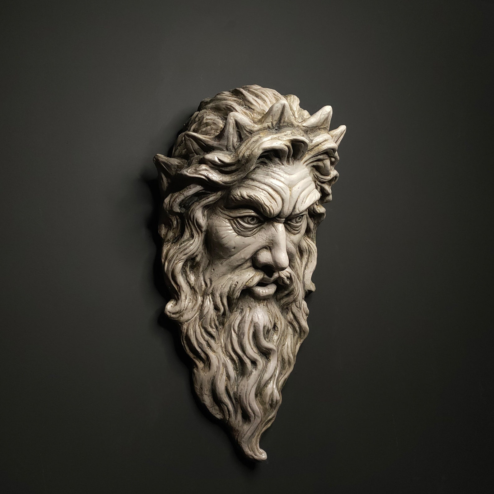 Zeus Sculpturezeus Greek Sculpture Zeuswall Art Decor - Etsy Australia